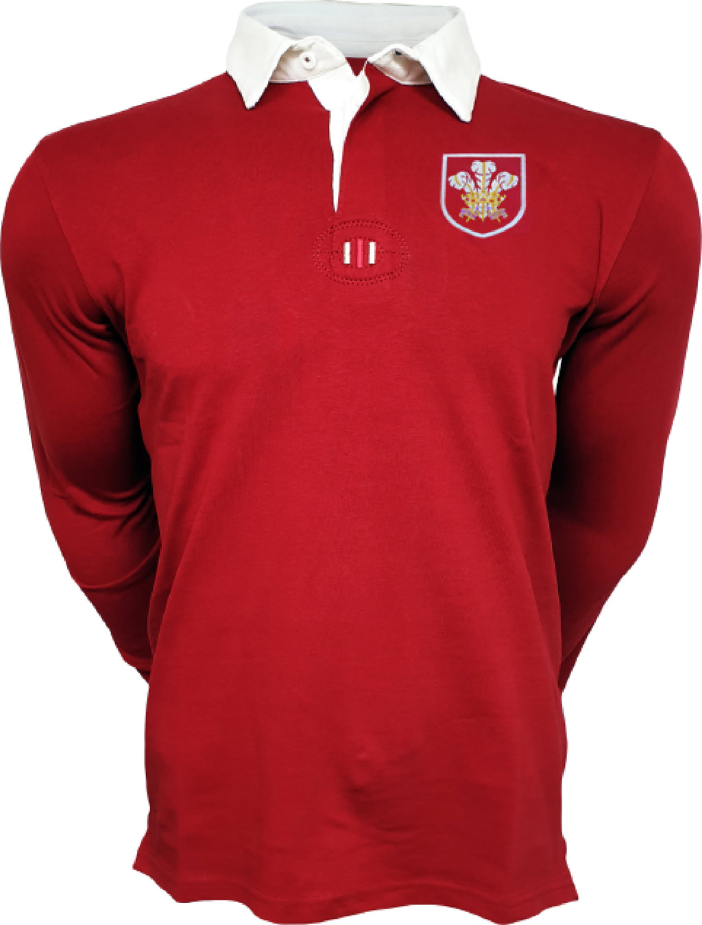 Mens Retro Wales Rugby Shirt Mens Wales long sleeve Rugby Shirt ...