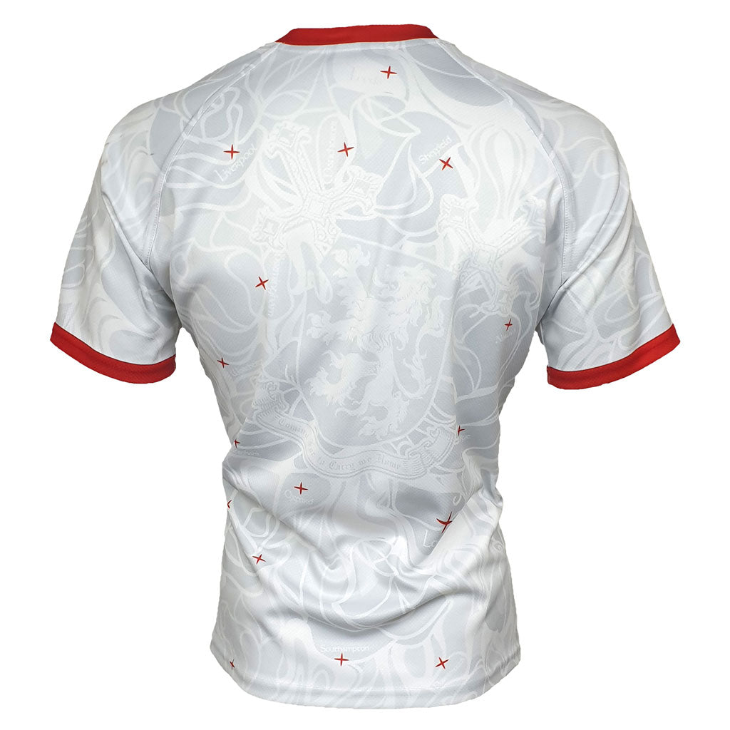 Pride of England Rugby Shirt White (Fast Delivery) – Olorun Sports