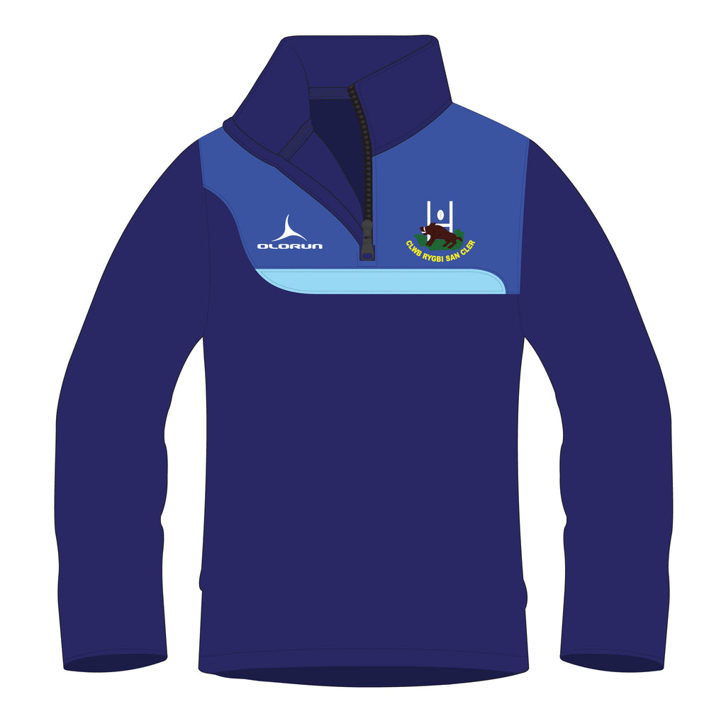St Clears RFC Adult's Tempo 1/4 Zip Midlayer – Olorun Sports