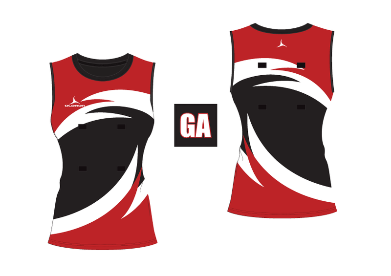 Netball Vests, Womens Oblivian Round Neck Netball Vest – Olorun Sports