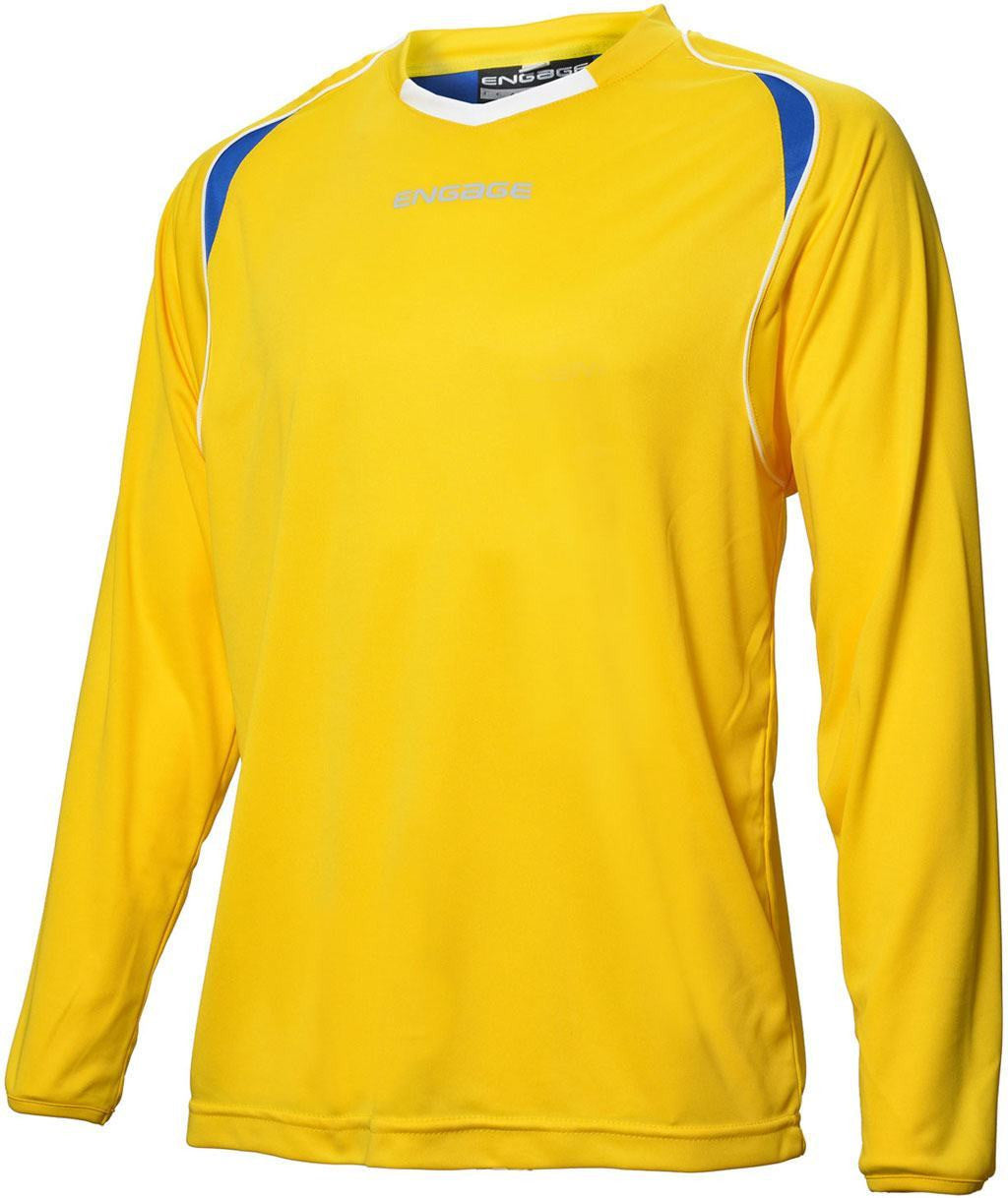 Football Shirts, Soccer Shirts, Engage Football Shirt - Yellow/Royal ...